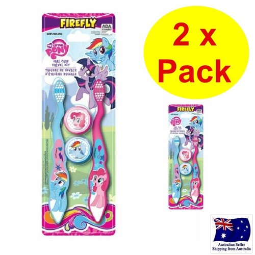 2 x MY LITTLE PONY FIREFLY TOOTHBRUSH TWIN PACK - BOY & GIRL - ORAL ...