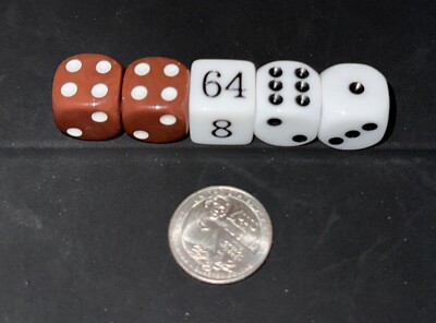 Backgammon Doubling Cube and Dice Set | eBay