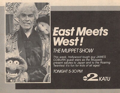 1980 KATU TV AD / JAMES COBURN on THE MUPPETS SHOW / SALUTES JAPAN | eBay