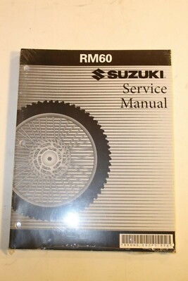 NEW OEM SUZUKI SERVICE MANUAL 2003 RM60 RM 60 99500-20241-01E | eBay