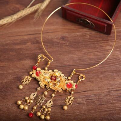 Chinese Retro Hanfu National Style Bride Necklace Choker Cheongsam ...