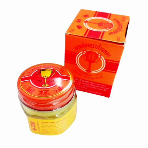 12X Menthol Eucalyptus Oil THAI GOLDEN CUP BALM Muscle Pain, Insect ...