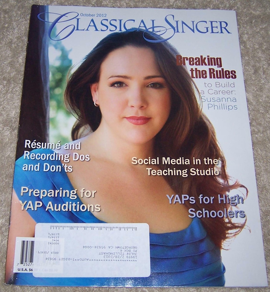 Classical Singer Magazine