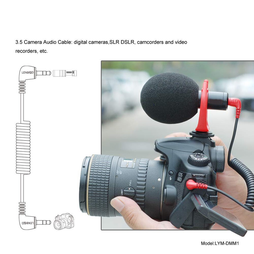 Windproof and Noise Reduction Video Microphone With Shockproof Mount | eBay