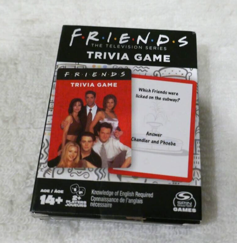 Friends Trivia Card Game Spin Master Games 14+ | eBay