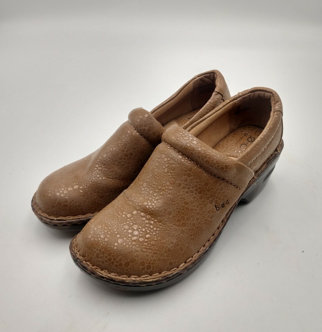 Børn Concept BOC Women's Sz 8.5 Tan Slip On C00092 Clog $144 | eBay