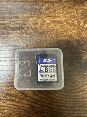 Elite Pro High-speed SD Card (sufficient Card) 8G BEA | eBay