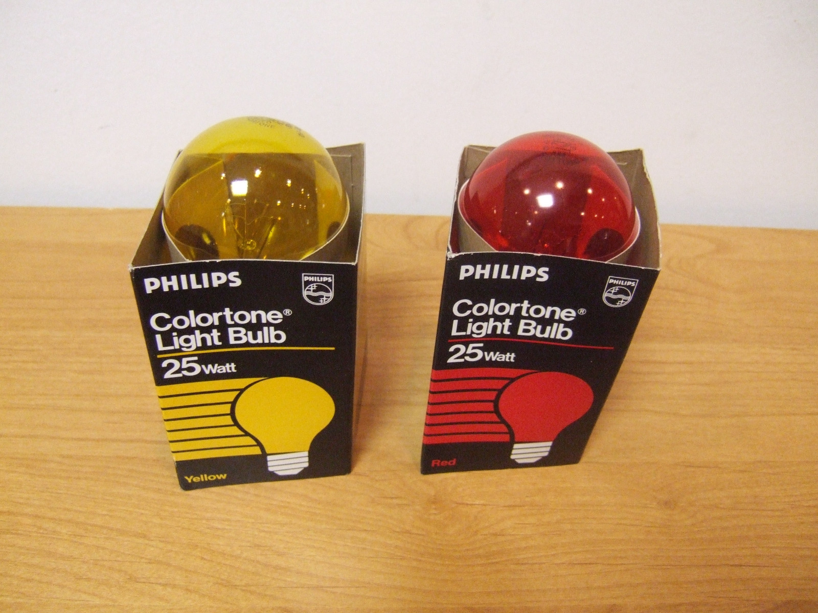 Philips Colortone Red 25 Watt Light Bulb Color a Lamp Incandescent ...