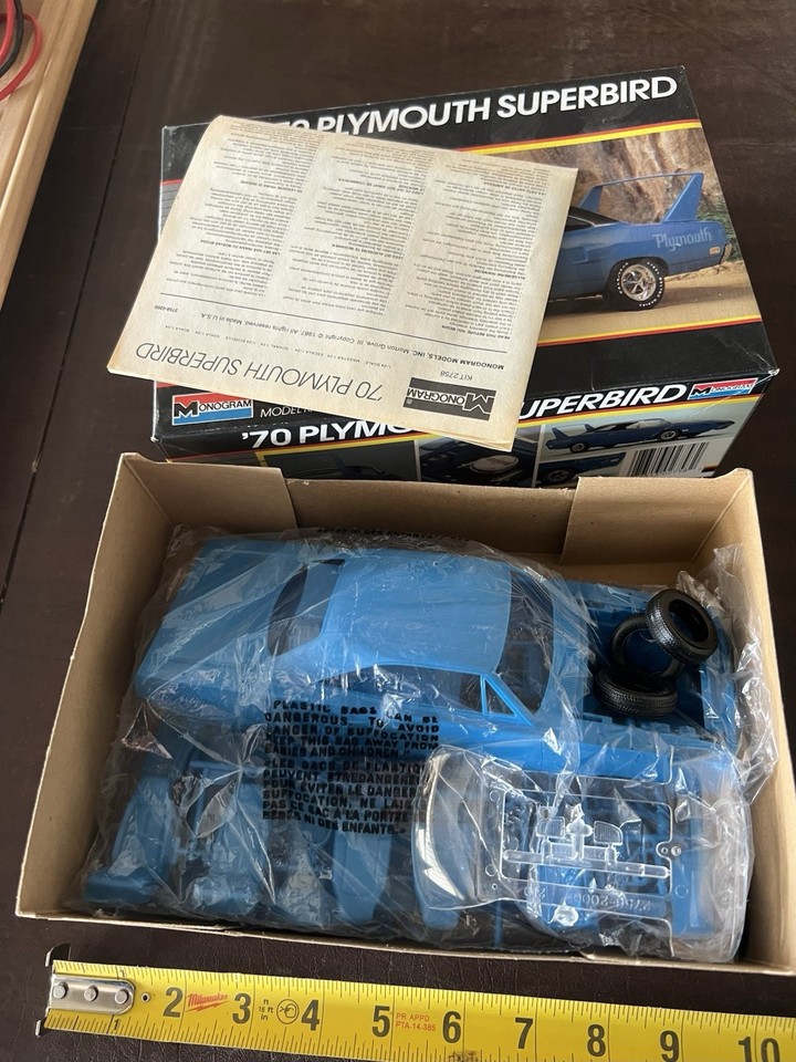 Vintage Monogram Model Kit - ‘70 Plymouth Superbird | eBay