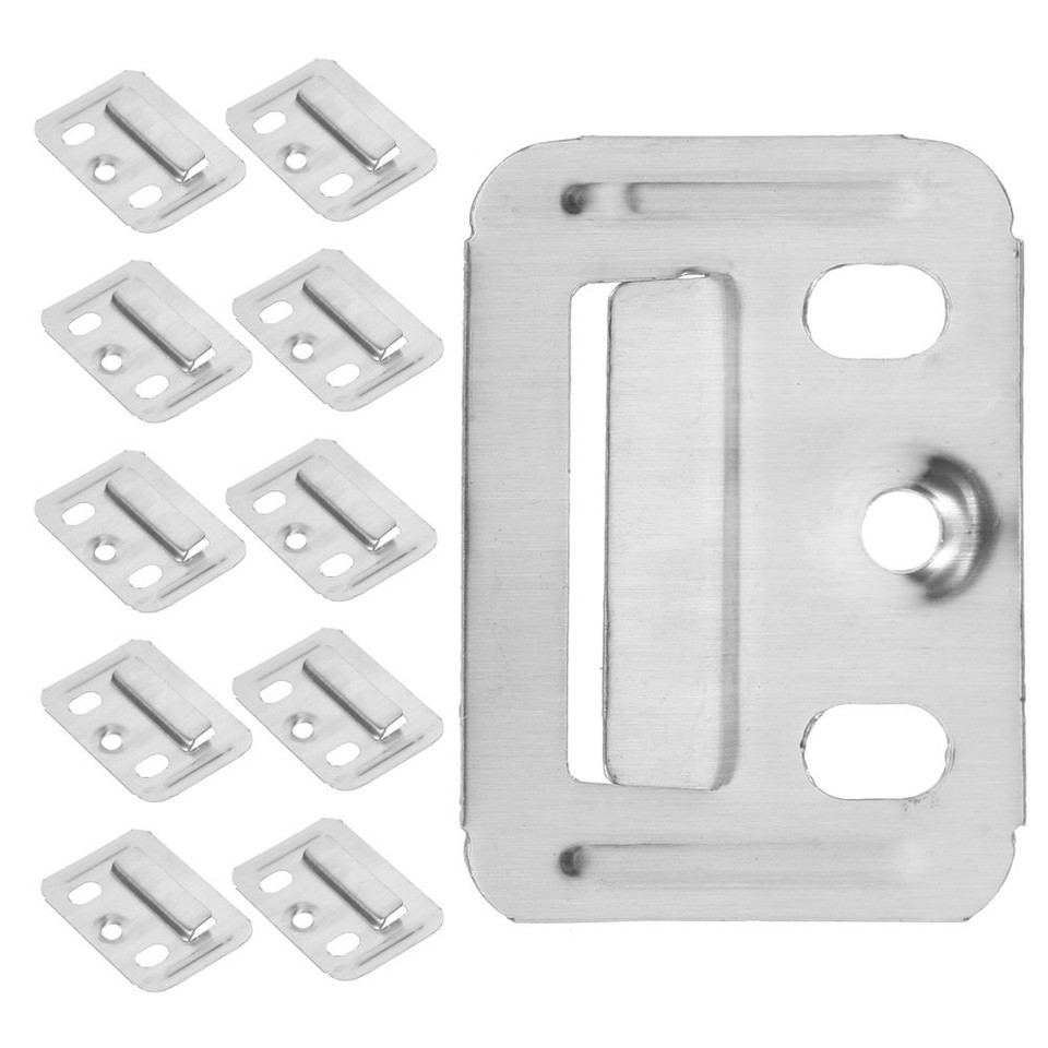 100 Pcs Stainless Steel Quick Loading Plate Accessories Frame Hooks for ...