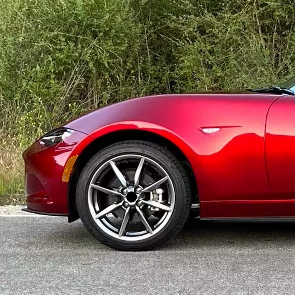 Front Bumper Side Marker Lights Amber Lens Reflector For 16-23 Mazda ...