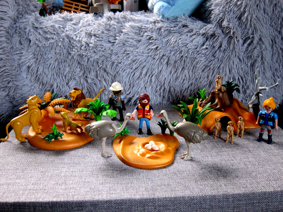 PLAYMOBIL SAFARI/ZOO WILD LIFE SETS MEERCATS HOME/OSTRICHES NEST/LION ...