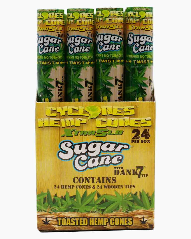 Cyclone Natural Sugarcane Flavored Toasted Cones 24 Pack | eBay