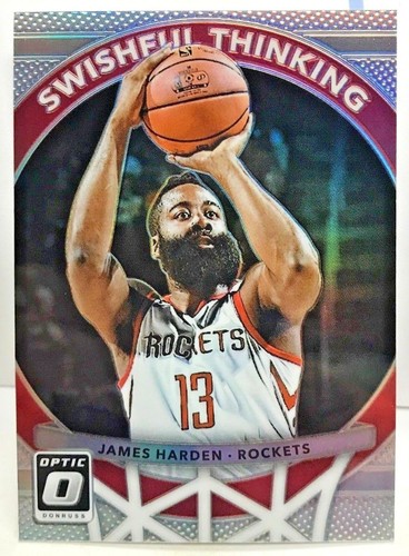 James Durci 2017-18 Donruss Optique Swishful Pensée Argenté Prisme Holo ...