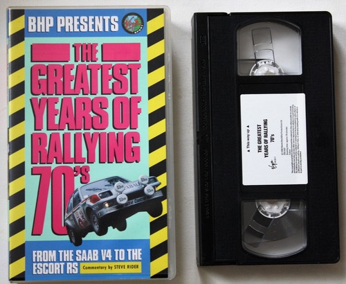 BHP Presents The Greatest years of rallying - The 1970's / VHS / PAL | eBay