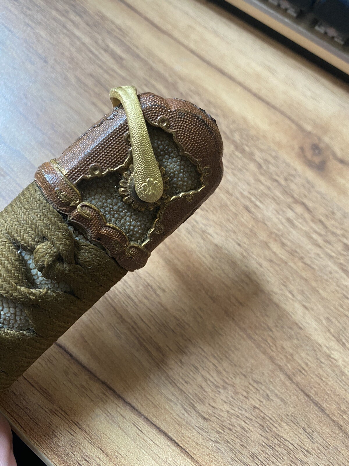 WW2 Japanese officer officer sword Katana Gunto sarute part（Replica ...