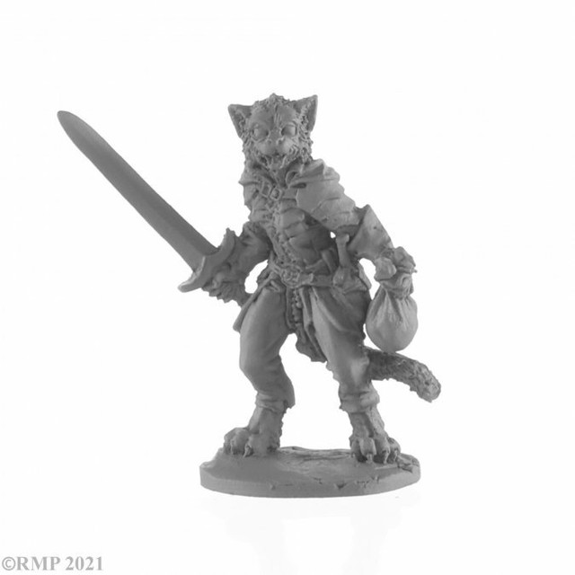 Catfolk Rogue Reaper Dark Heaven Legends Miniatures REM04049 D&d for ...