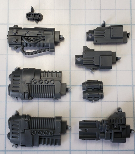 Warhammer 30k Space Marine Bits Legion Sky Hunter Bike Plasma Bolter ...