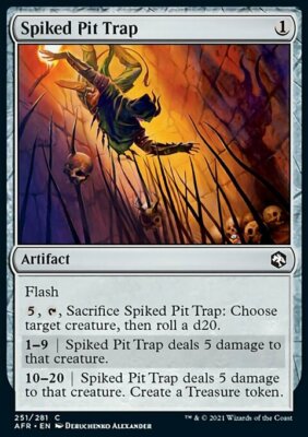 MTG Spiked Pit Trap (251/424) Adventures in the Forgotten Realms LP | eBay