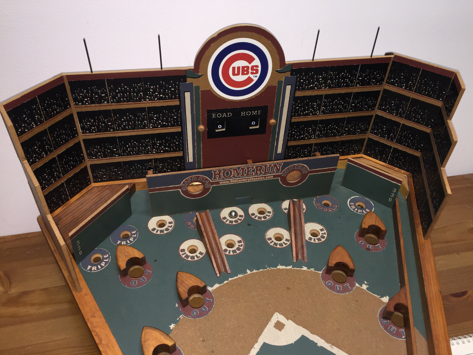 2007 Chicago Cubs Edition Old Century Classic Wooden Baseball Pinball ...