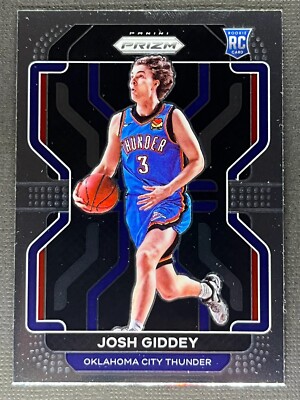 Josh Giddy 2021-22 Panini Prizm Rookie Base OKC Thunder RC #301 | eBay