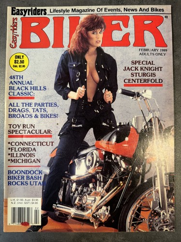 Vintage Biker Magazine by Easyriders February 1989 | eBay