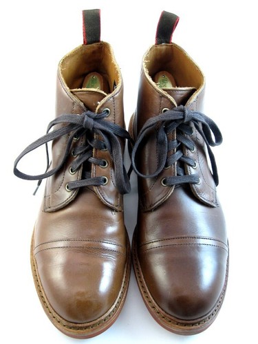 Allen Edmonds "PATTON" WEATHERPROOF Chromexcel Boots 9 D Natural ...