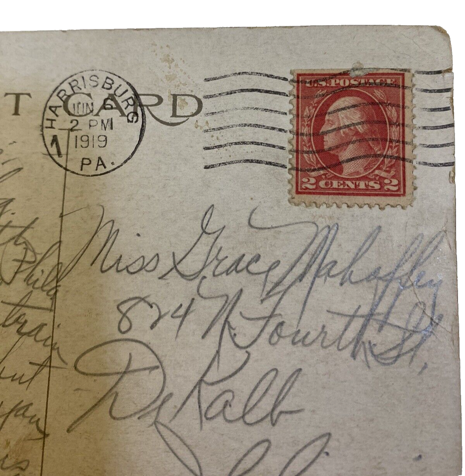 1919 Harrisburg, Pennsylvania Canteen Service Stamp, State Capital ...