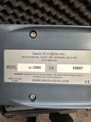 Innov X Olympus Alpha 2000 XRF Spectrometer | eBay