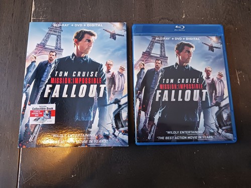 Mission Impossible: Fallout Blu-Ray + DVD with Collectible Book in ...
