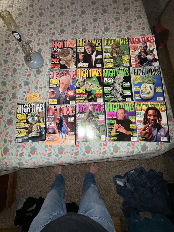 Chong Bong Original pre Raid With signed 1998 High Times Full 1998 High ...
