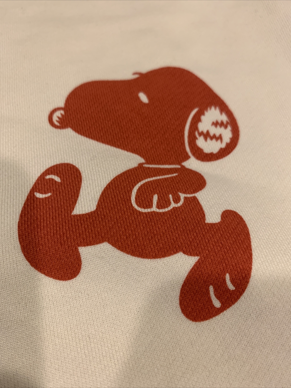 RARE Zara X Snoopy Peanuts Sweatshirt Cream Sz M Foot… - Gem