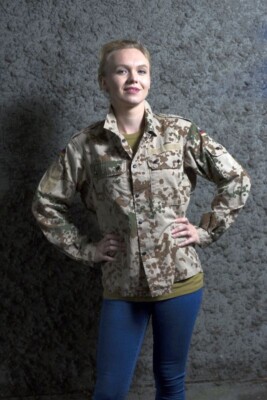 German army desert camo field shirt military camouflage jacket 90-00s ...