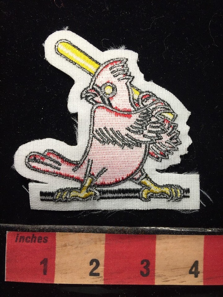 Baseball Patch Of Red Bird Batting ~ Cardinal Redbird. 69WD | eBay