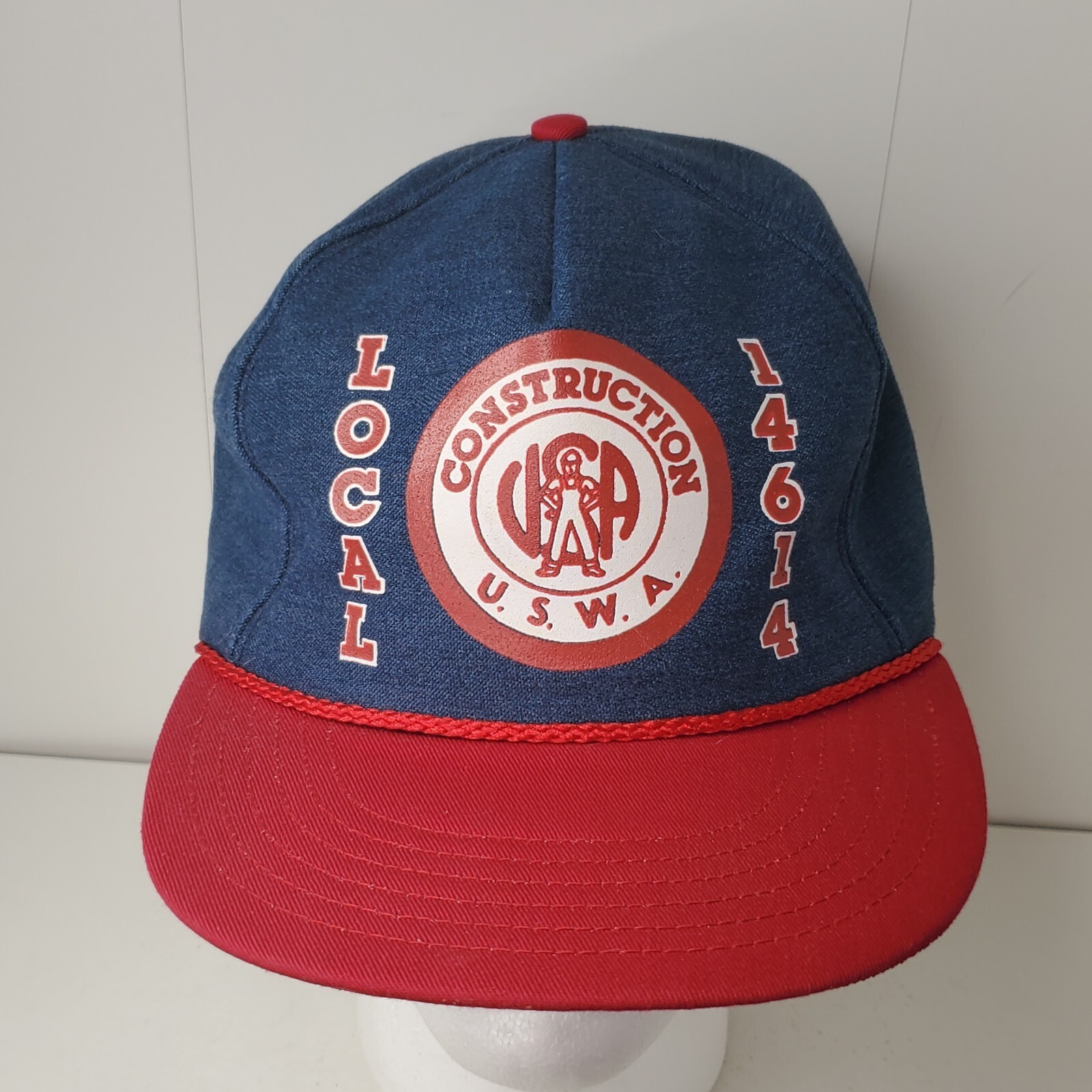 VTG Local 14614 Construction Union West Virginia USWA USA Logo Snapback ...