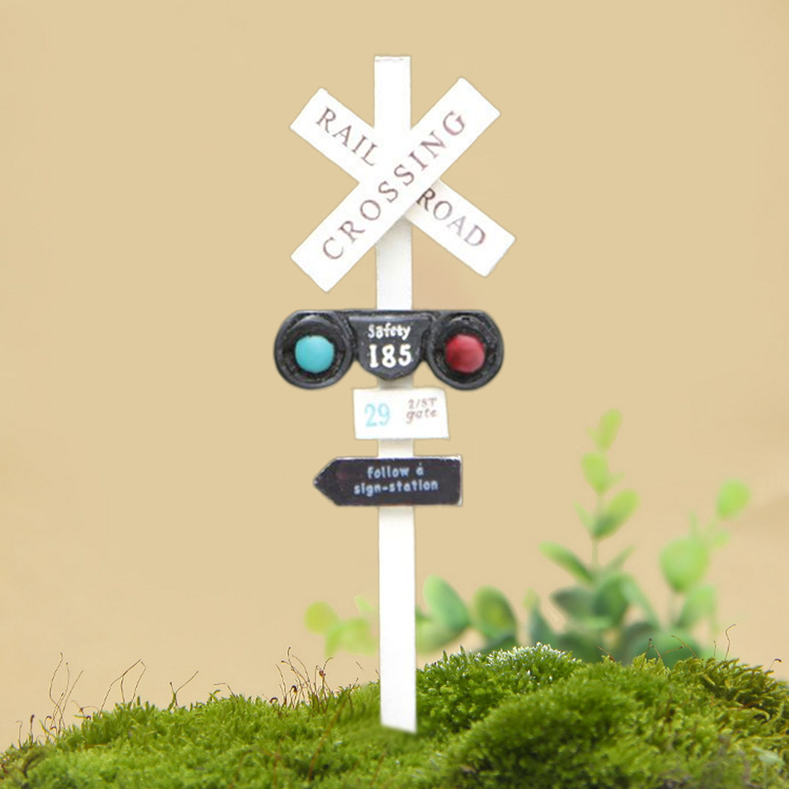 Road Sign Model Weather-resistant Diy Burrs-free Miniature Street Light ...