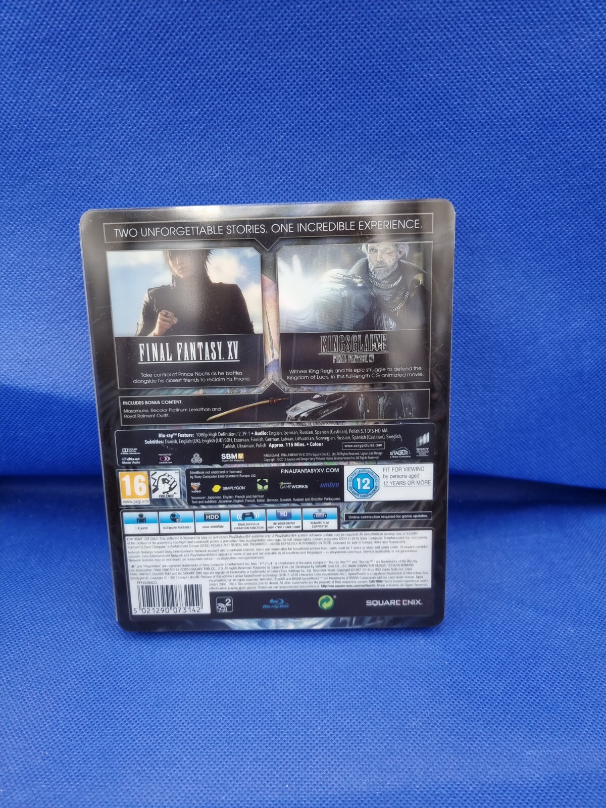 Ps4 Final Fantasy XV Deluxe Edition Steelbook Slipcover Sony ...