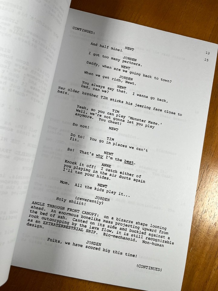 Aliens Script Signed- Autograph Reprints- Sigourney Weaver- Ripley ...