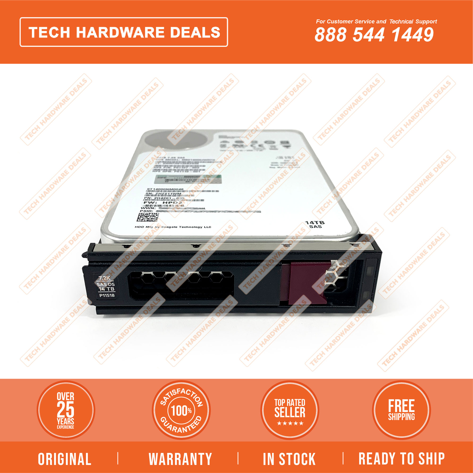 P11518-001+BULK+HPE+14tb+SAS+12g+7.2k+LFF+LP+He+512e+DS+HDD for sale ...