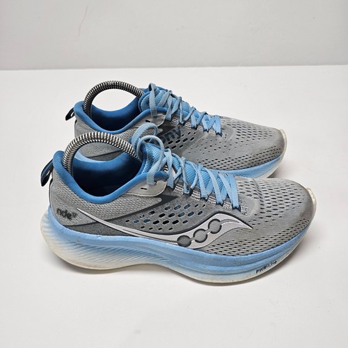 Saucony Womens Ride 17 S10924-118 Gray Running Shoes Sneakers Size 7.5 ...