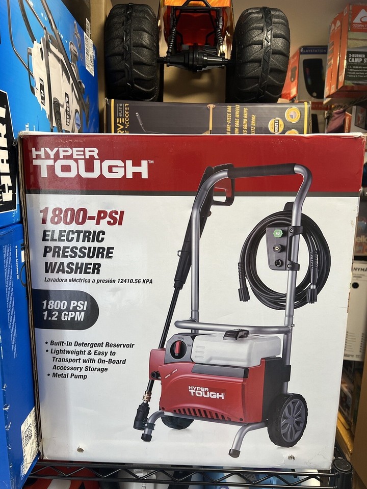 NEW | Hyper Tough 1800PSI 1.2GPM Electric Pressure Washer | eBay