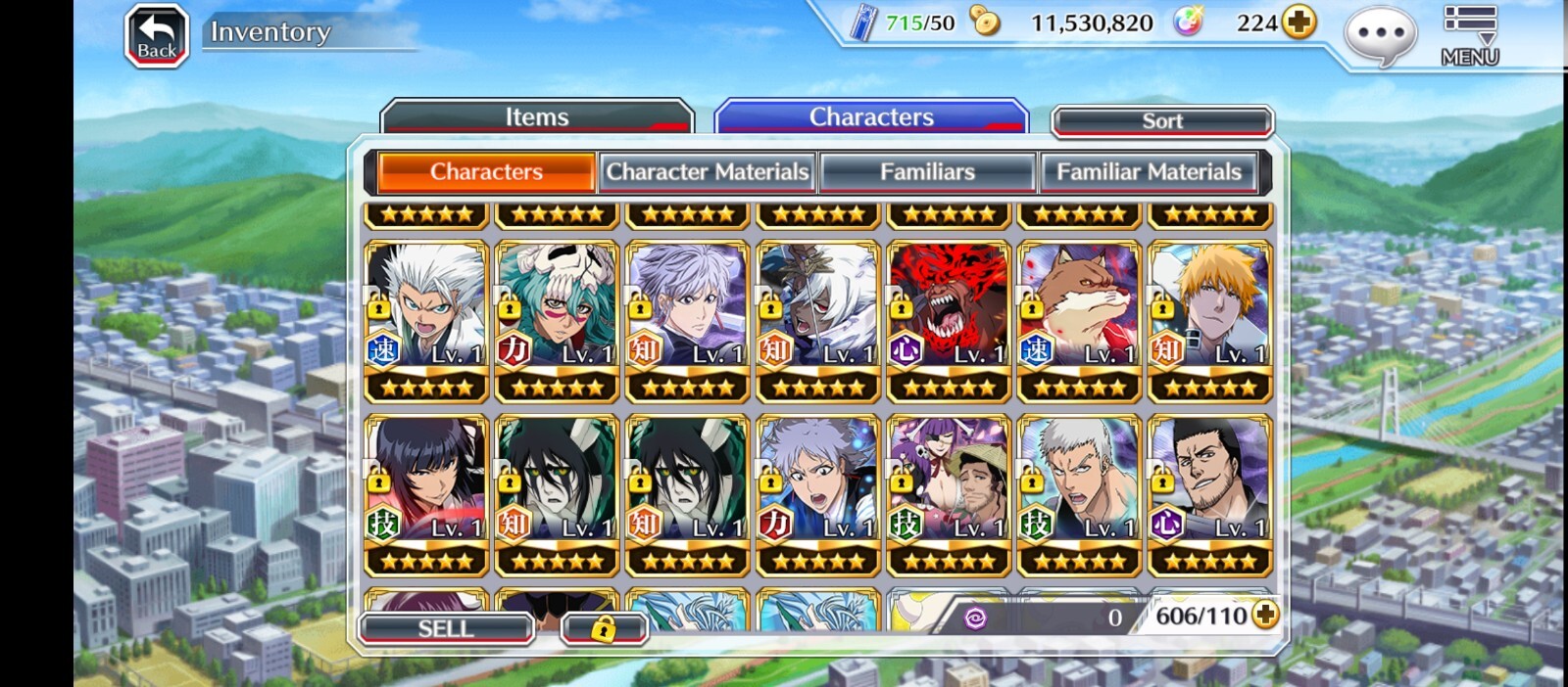 Bleach Brave Souls *100% FRESH* TYBW Anime Ichigo Yamamoto Anni Aizen ...