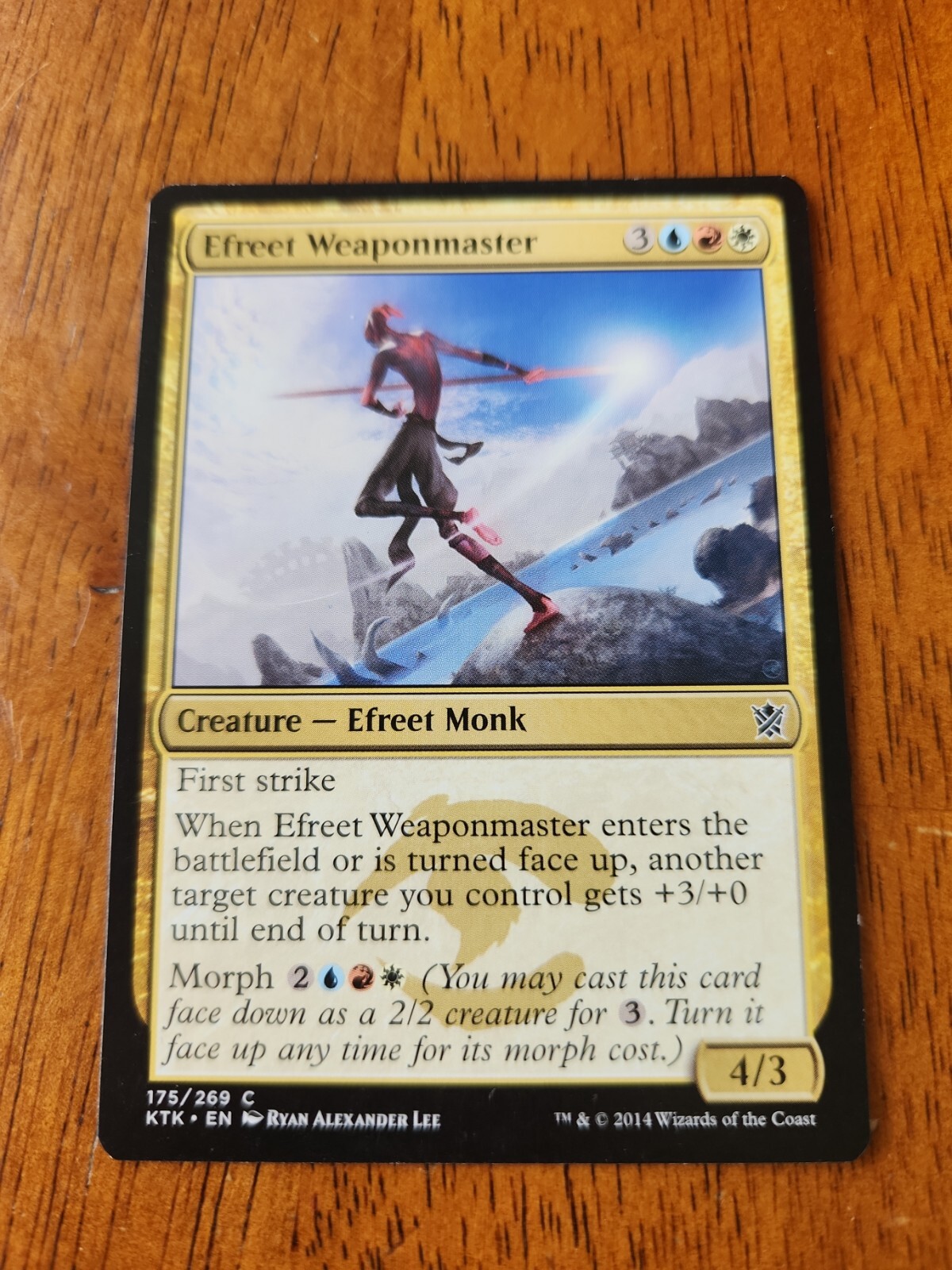 MTG Efreet Weaponmaster Khans of Tarkir 175/269 Regular Common for sale ...