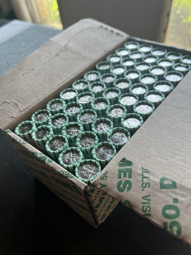 Brand New 2025 D Roosevelt Dime Rolls BU Uncirculated 50 Rolls Lots of ...