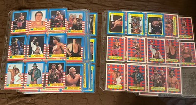 1987 Topps WWF Wrestling Complete Set 1-75 & Stickers 1-22 Mint Set | eBay