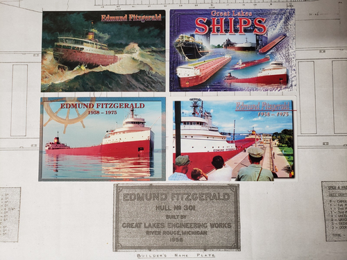 S.S. Edmund Fitzgerald-Hull No. 301 (Shipbuilder's Blueprints) Archer ...