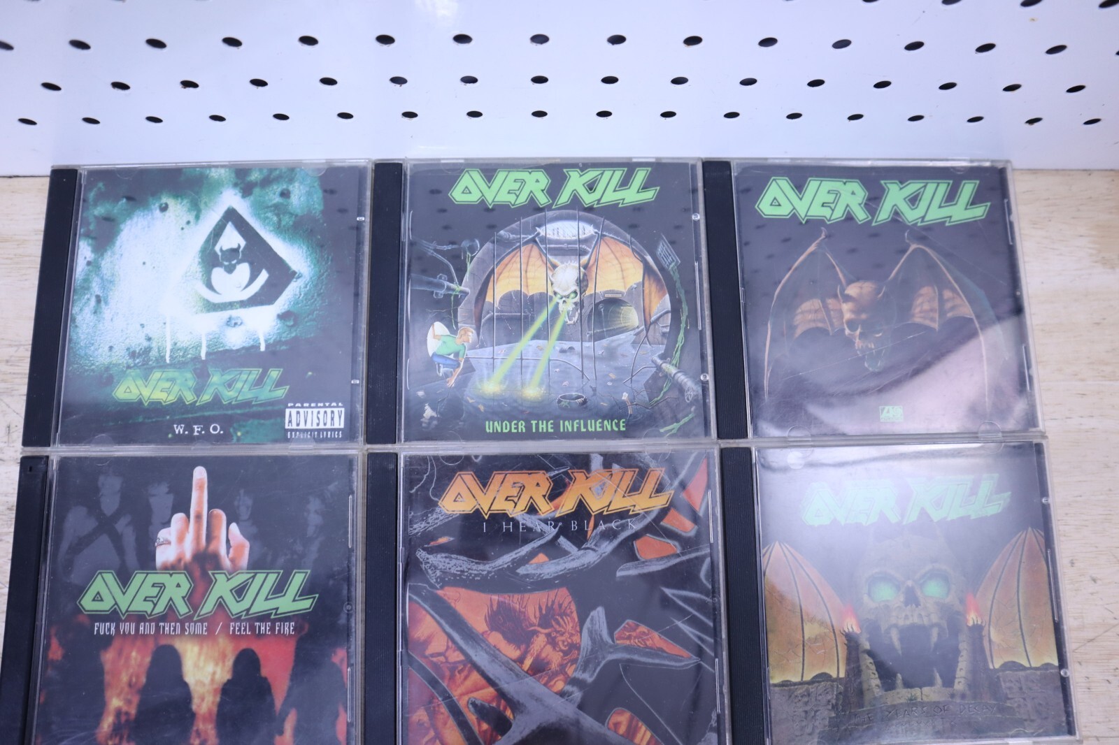 Vintage Original Overkill CD Lot x8 Influence WFO Horrorscope Black ...