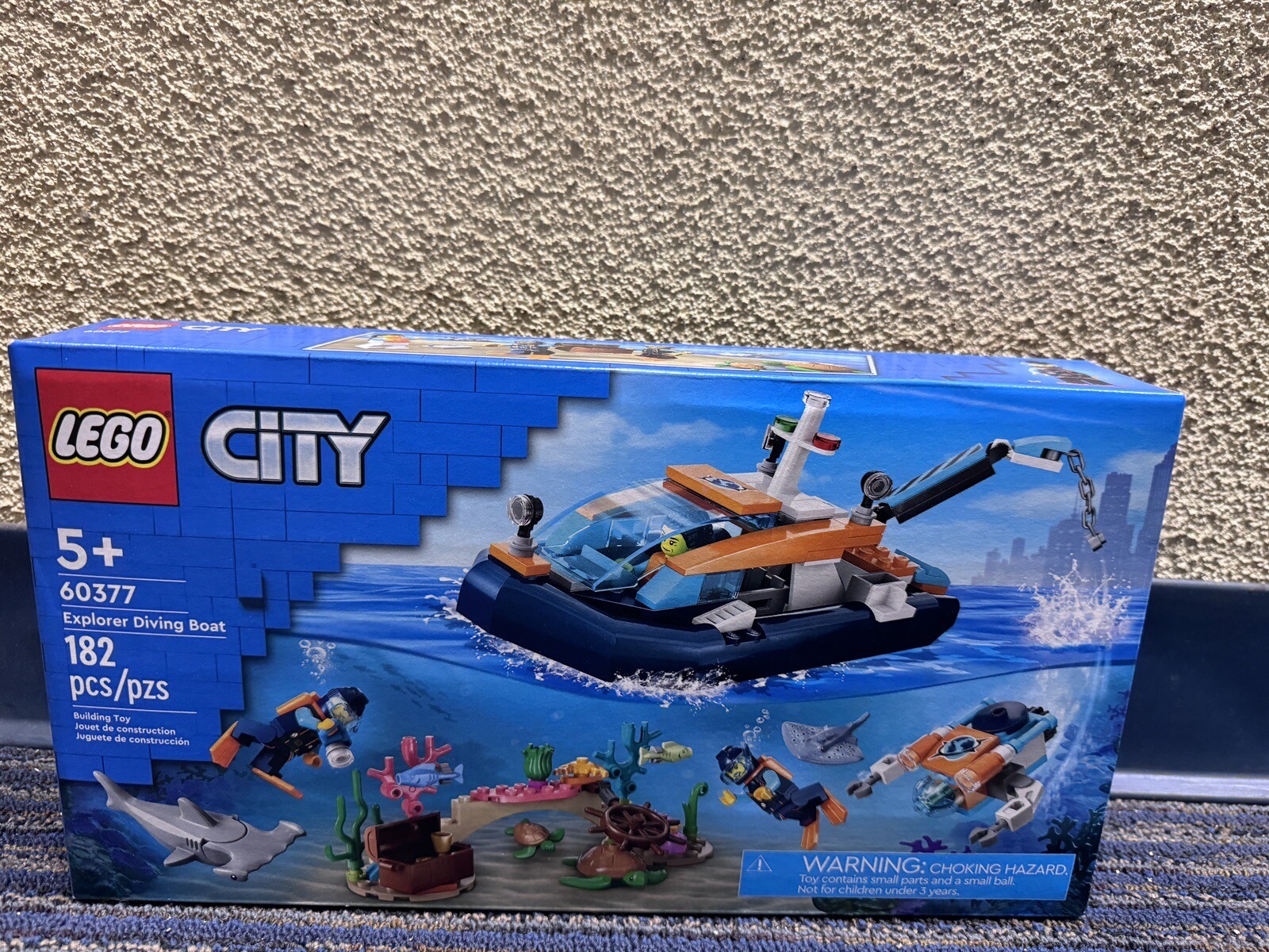 LEGO 60377 City Explorer Diving Boat Building Set 182 Pcs New/Sealed | eBay