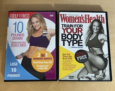 Jessica Smith 2 Workout DVDs - 10 Pounds Down 2-in-1, Train for Your ...
