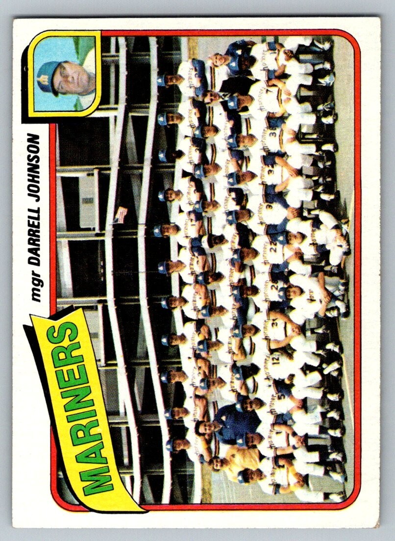 1980 Topps #282 Seattle Mariners CL/Darrell Johnson MG | eBay
